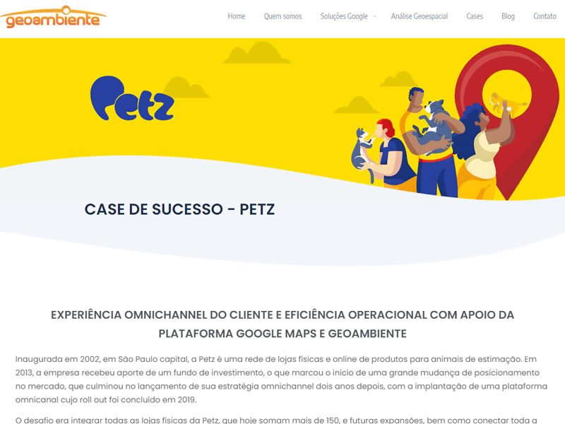 Case de Sucesso - PETZ - Revendedora Premier Google no Brasil