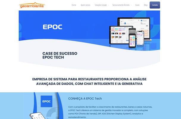 Case de Sucesso - EPOC TECH - Geoambiente